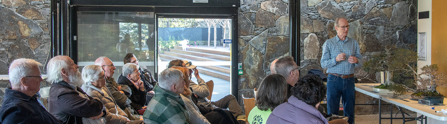 Bonsai Artist in Residence - Stephen Cullum - National Arboretum